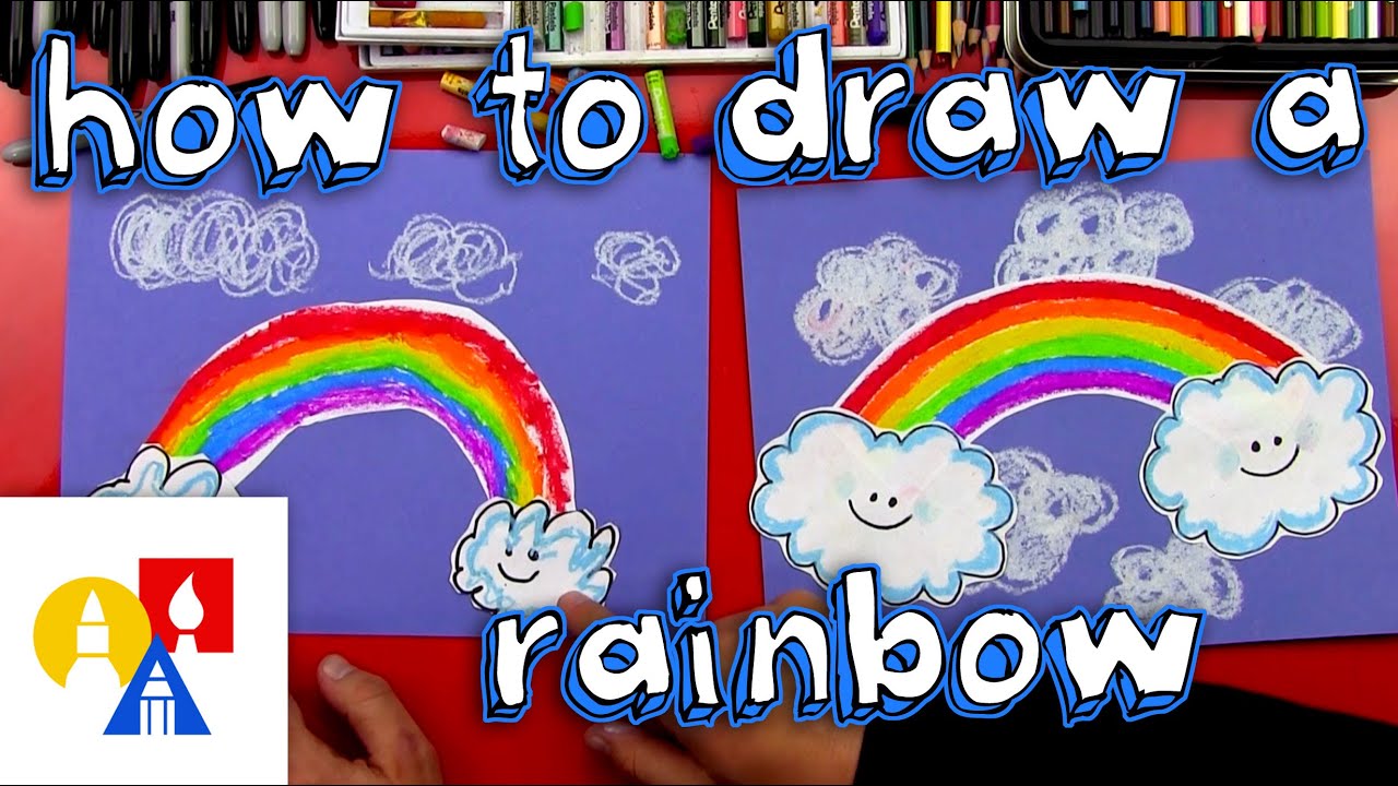 How To Draw A Rainbow | Art For Kids Hub