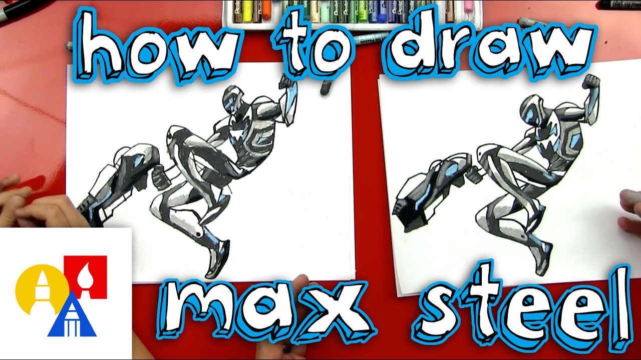 How To Draw Max Steel | Art For Kids Hub