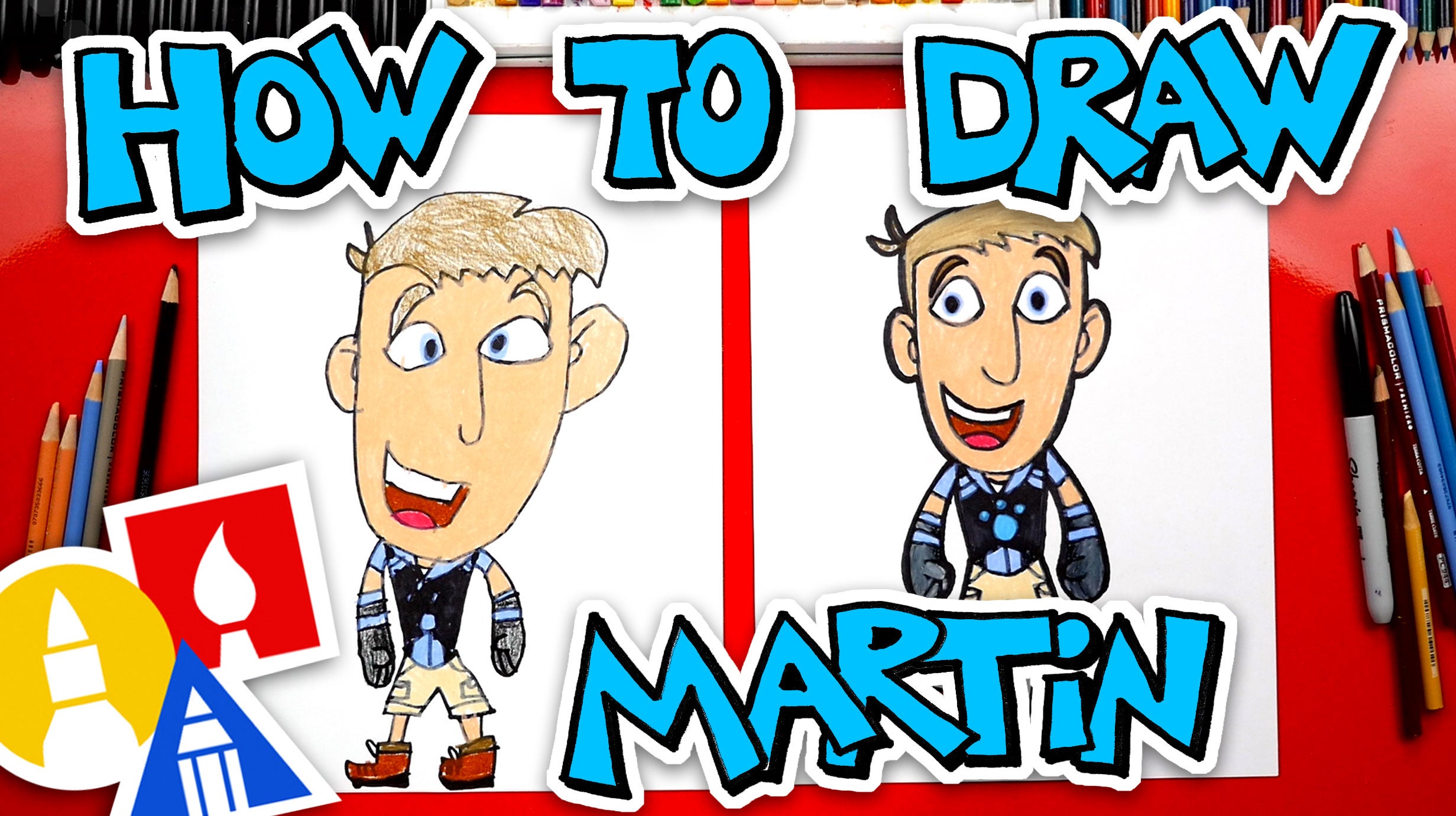 How To Draw Martin From Wild Kratts | Art For Kids Hub