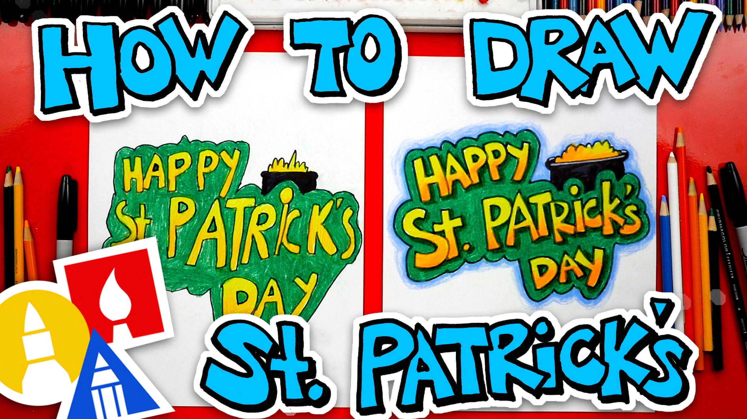 How To Draw St Patricks Day | Art For Kids Hub