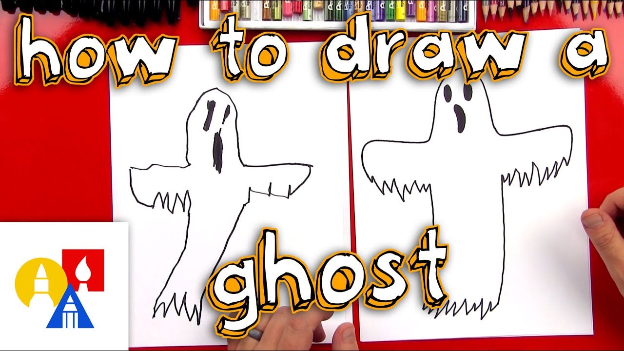 How To Draw A Ghost | Art For Kids Hub