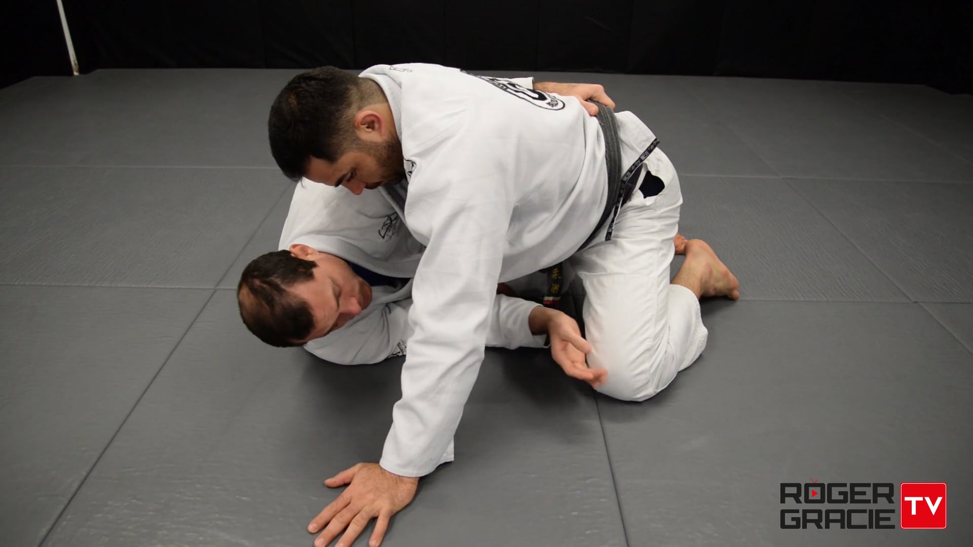 Half Guard Sweep Variation 1 | Roger Gracie TV