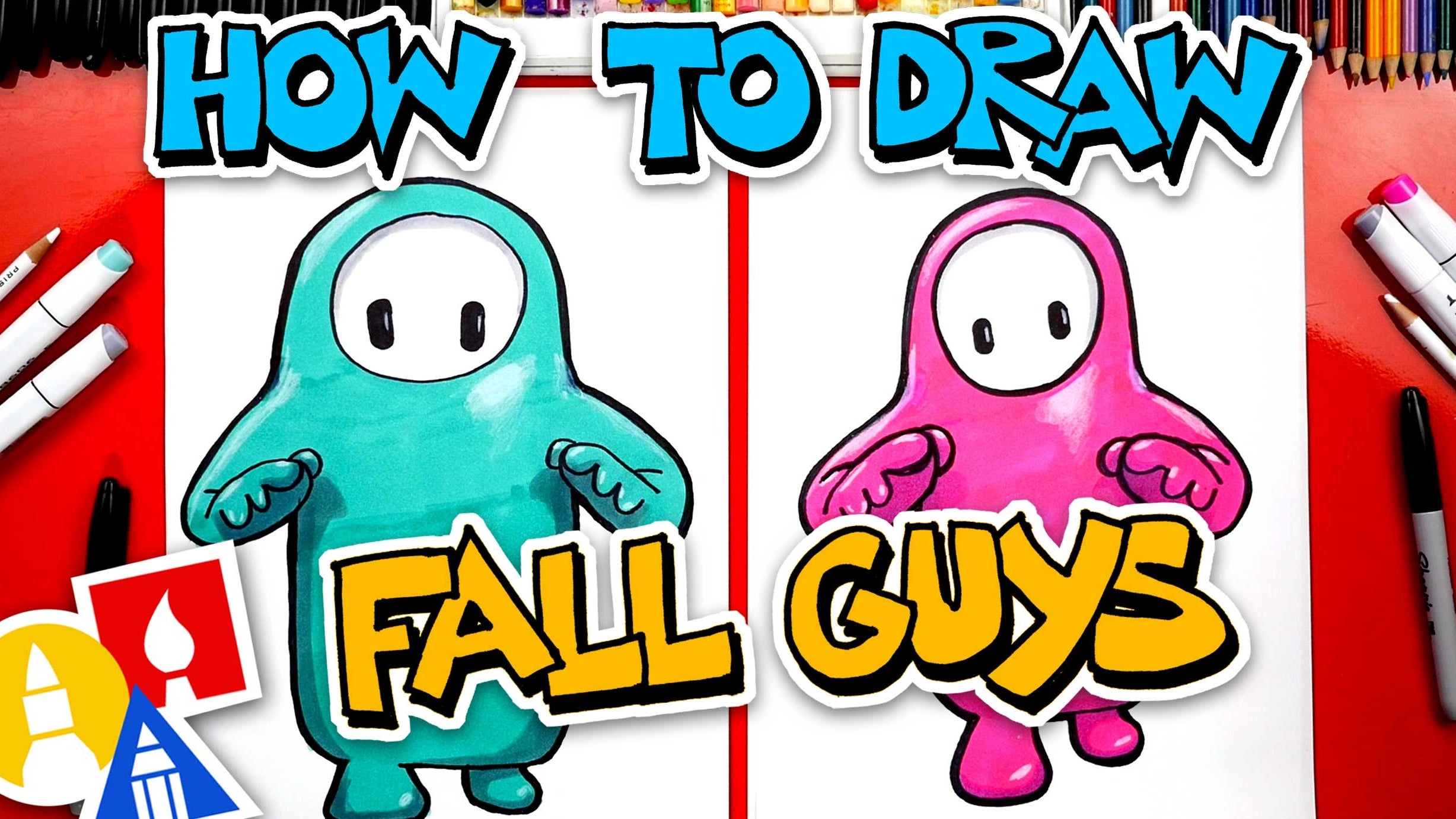 How To Draw Fall Guys: Ultimate Knockout | Art For Kids Hub